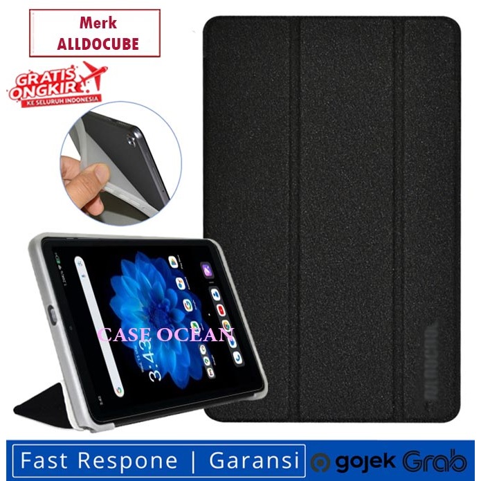 Jual Advan Tab V8 V 8 Inch Flip Leather Case Casing Book Cover Trifold ...
