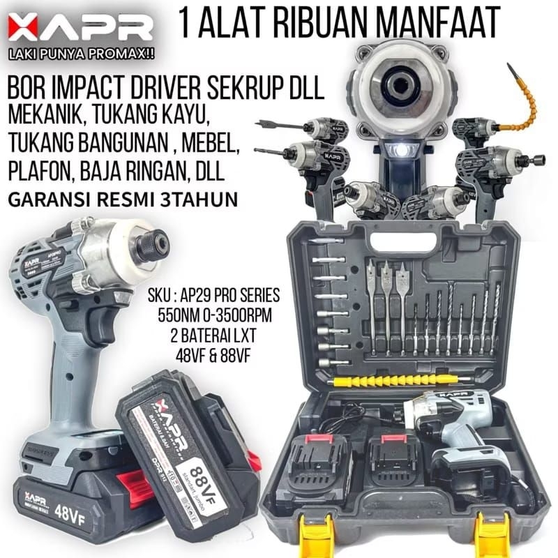 Jual AP29PRO impact wrench APR JAPAN tech mesin pembuka baut ban roda ...