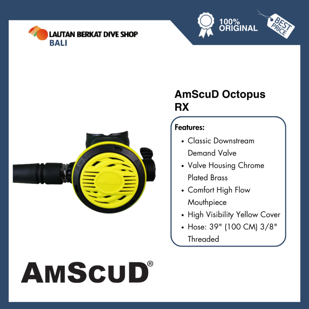 Jual AmScuD Octopus RX – Classic Downstream Valve Technology! | Shopee ...