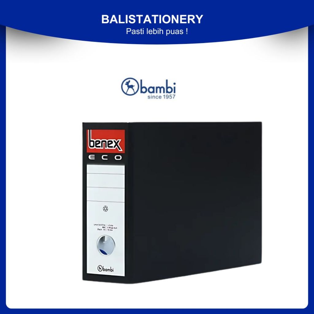 Jual Ordner Benex bambi 7cm 988 Kwitansi Hitam | Shopee Indonesia