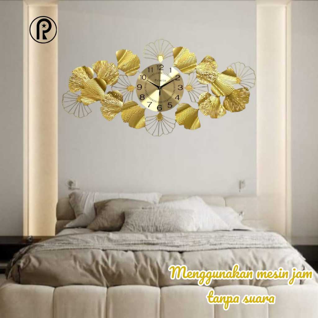Jual Jam Dinding Mewah type A68 -Bahan Metalglass-size 45X98cm Besi Jam ...
