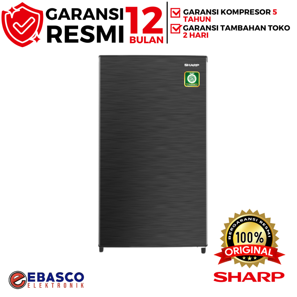 Jual SHARP KULKAS 1 PINTU SJN 162 NHS Kapasitas 133L Fitur Direct ...