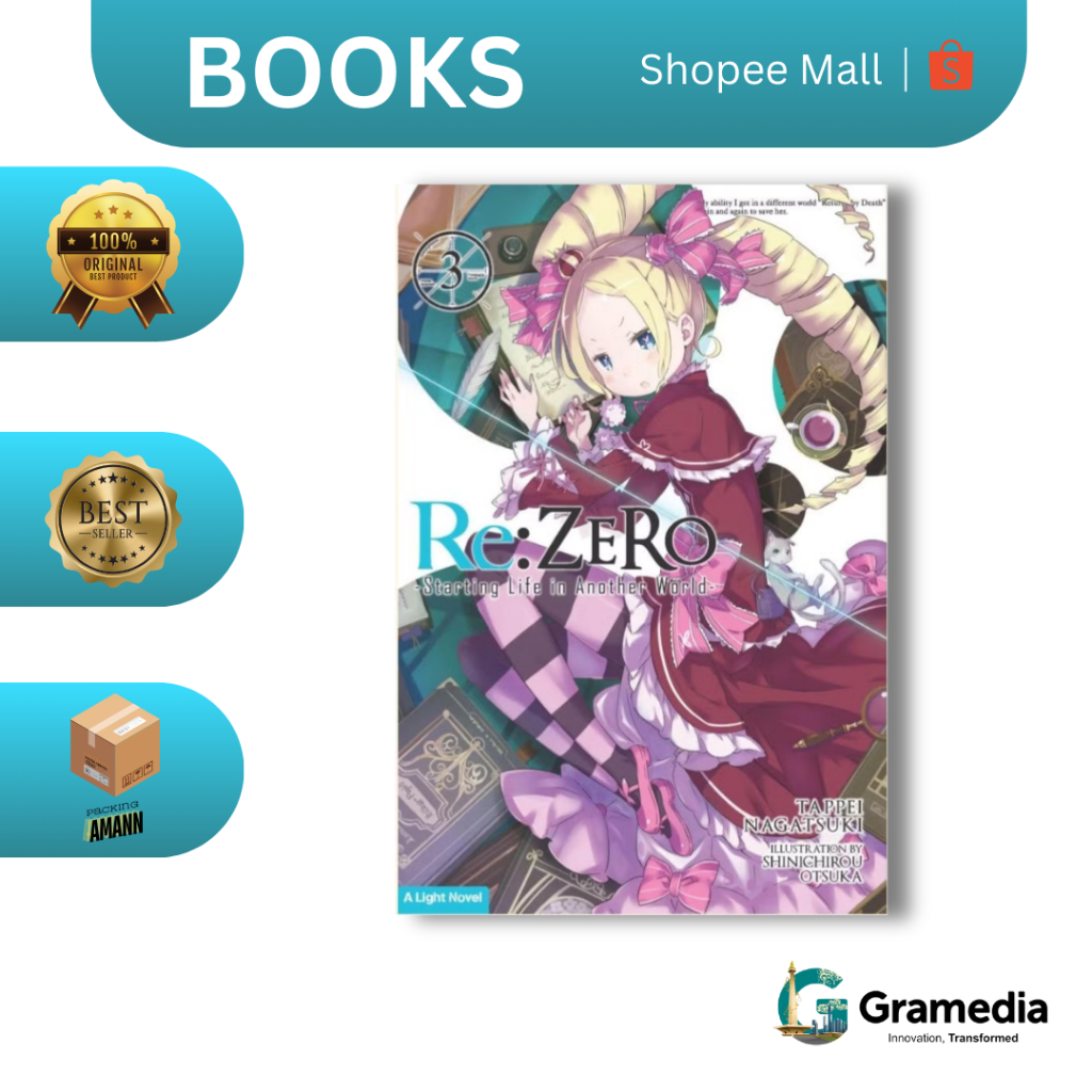 Jual Gramedia MKG - Light Novel Re:Zero : Starting Life in Another World 03 (Tappei Nagatsuki ...