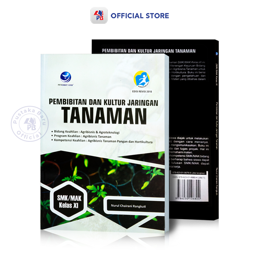 Jual Buku SMK MAK Kelas XI Pembibitan dan Kultur Jaringan TANAMAN Agribisnis Tanaman Pangan Dan ...