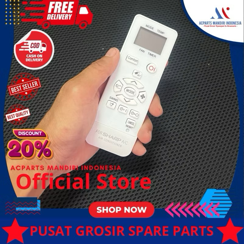 Jual SHARP CRMC-A907JBEZ R32, remote ac sharp | Shopee Indonesia