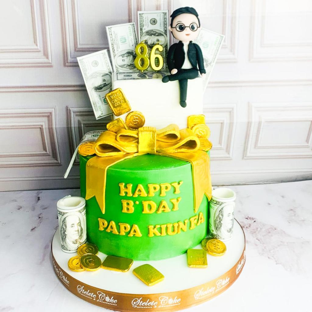 Jual Kue Ulang Tahun/Birthday Cake/Kue Ultah Tema Dollar/Kue Dollar ...