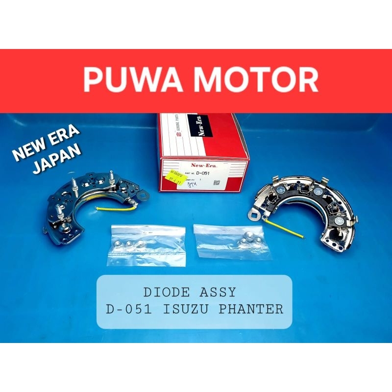 Jual DIODE ASSY RECTIFIER SILICON ALTERNATOR ISUZU PHANTER D-051 NEW ...