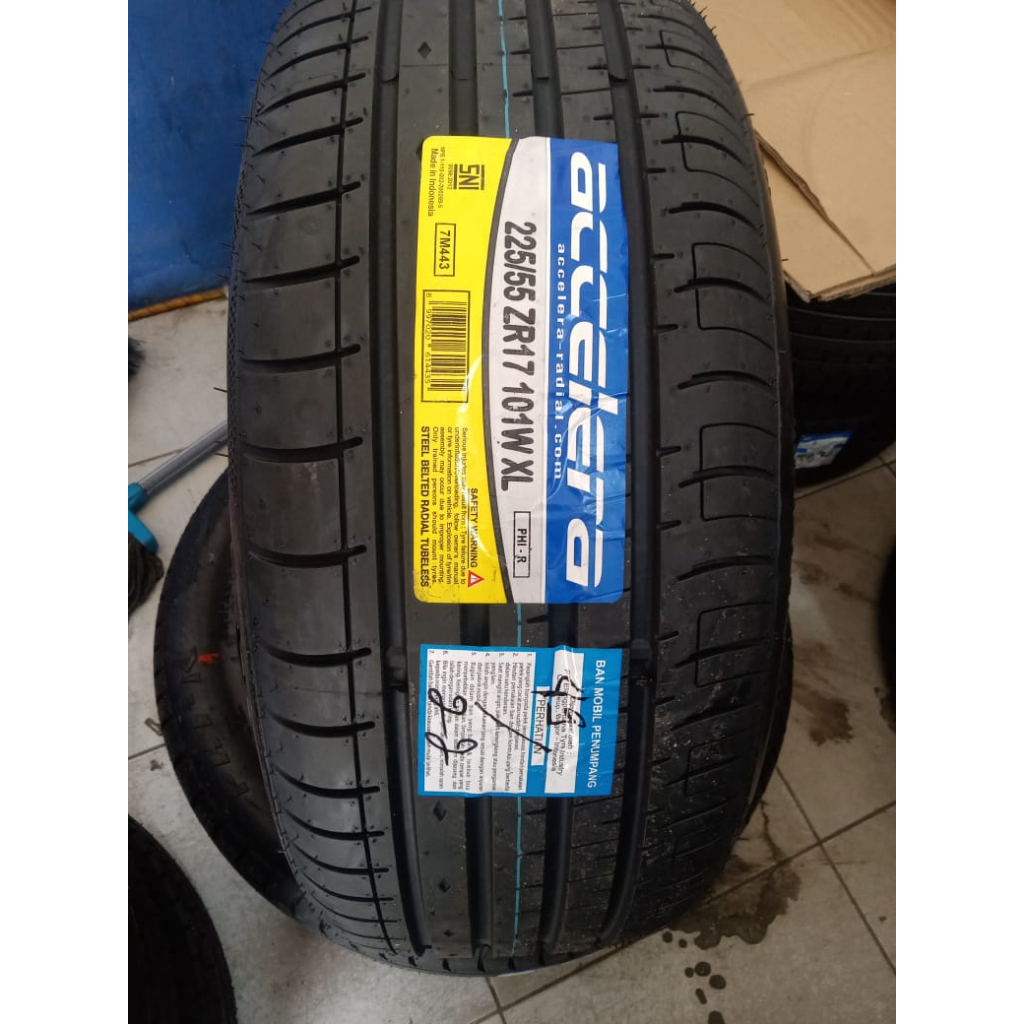 Jual BAN MOBIL TUBLES RING 17 MERK ACCELERA UKURAN 225/55 R17 | Shopee ...