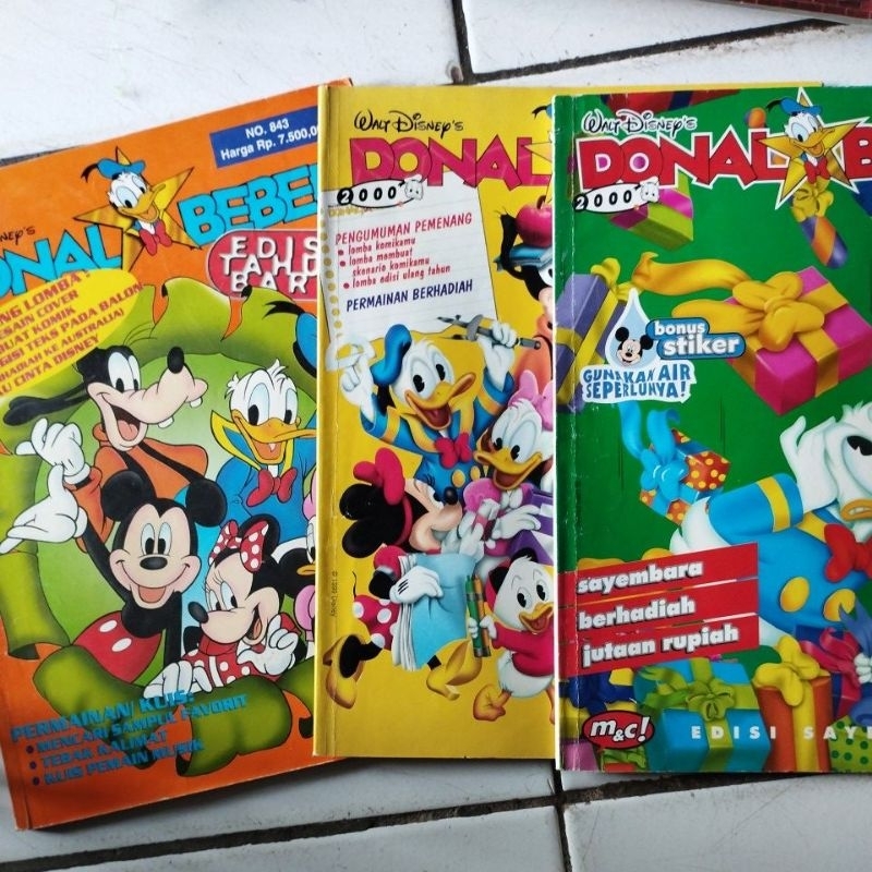 Jual Majalah Donal Bebek Tahun 1997 & 1999 BAGIAN II (edisi hampir urut) | Shopee Indonesia