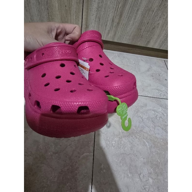 Jual crocs crush clog berry no jibbit | Shopee Indonesia