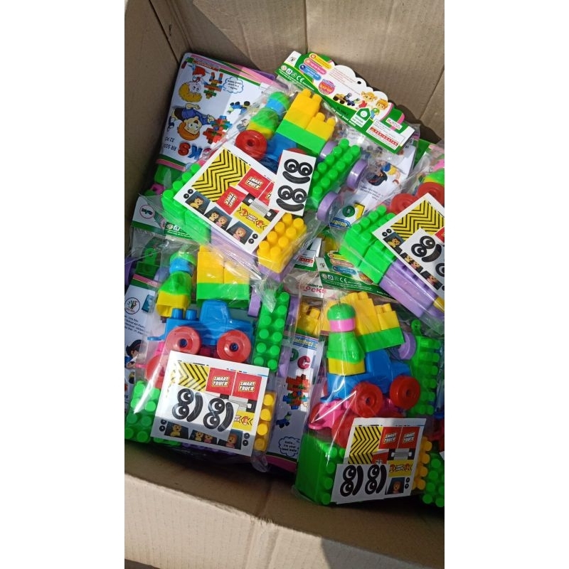 Jual mainan anak puzzle/bongkar pasang/block no 5008T | Shopee Indonesia