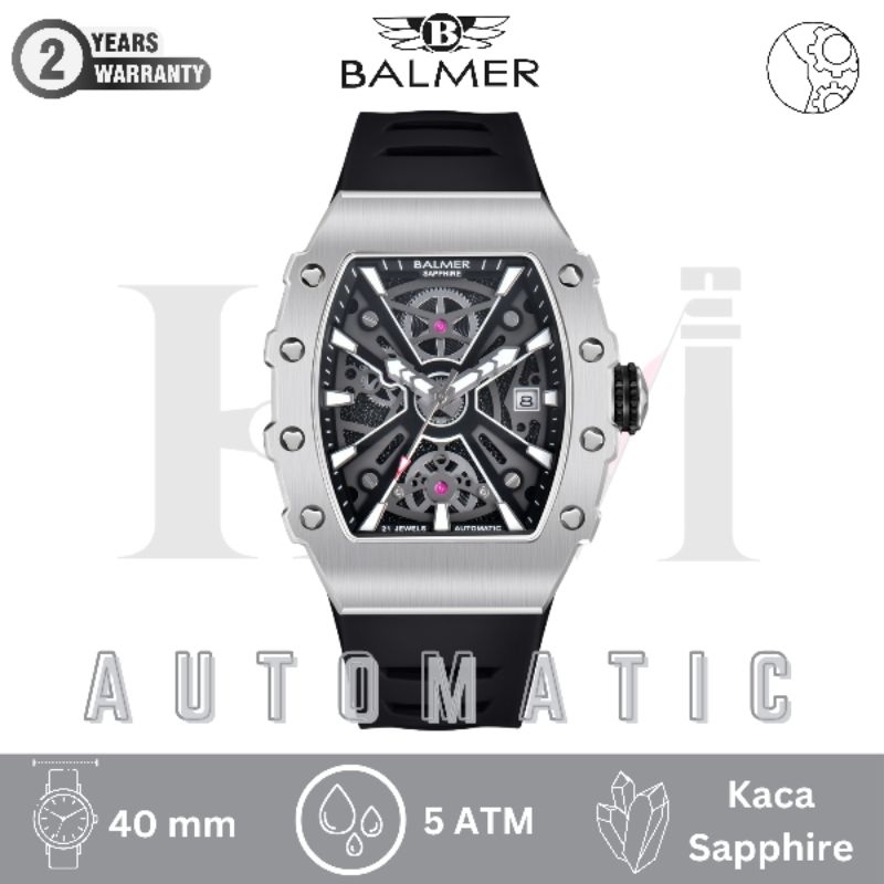 Jual BALMER 8836MA Jam Tangan Pria Original Analog Automatic Sapphire ...