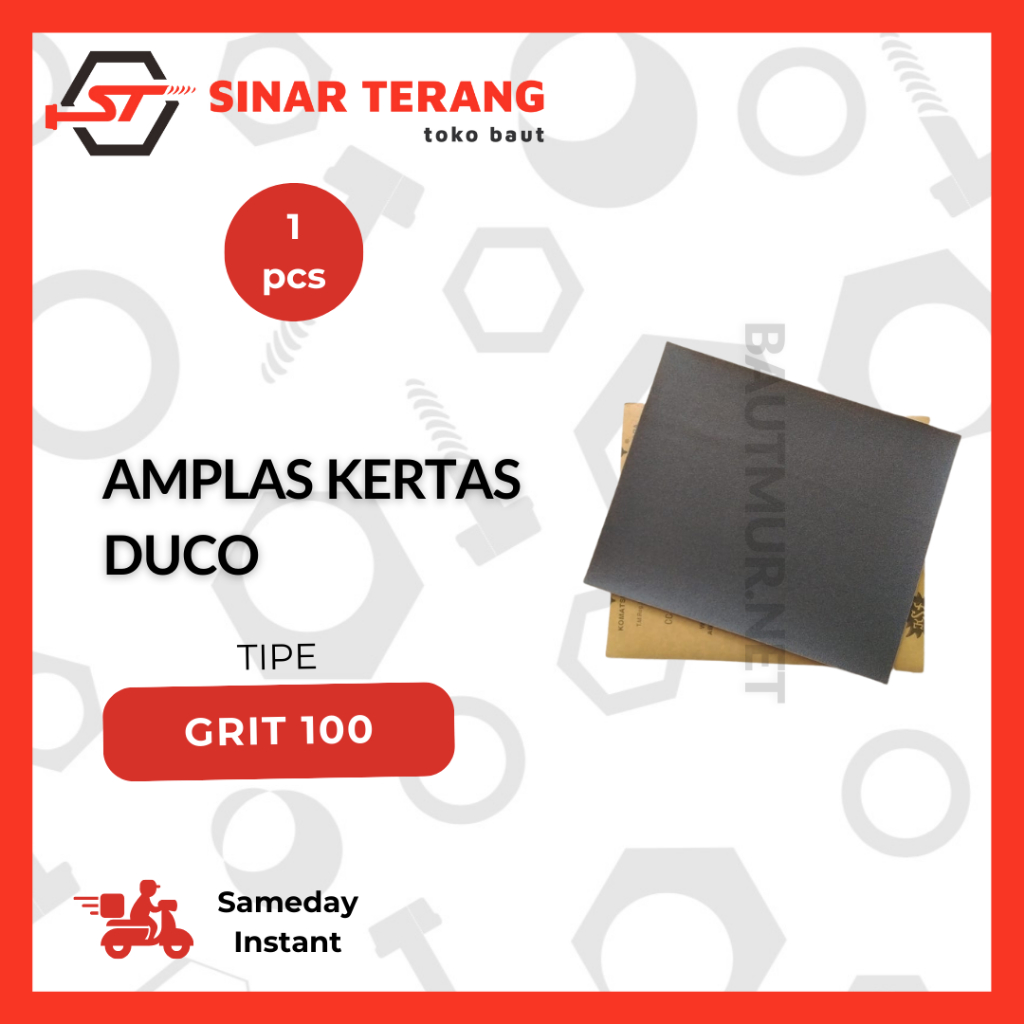 Jual Amplas Hamplas Duco Grit 100 - Ampelas Hampelas Kertas Lembaran ...
