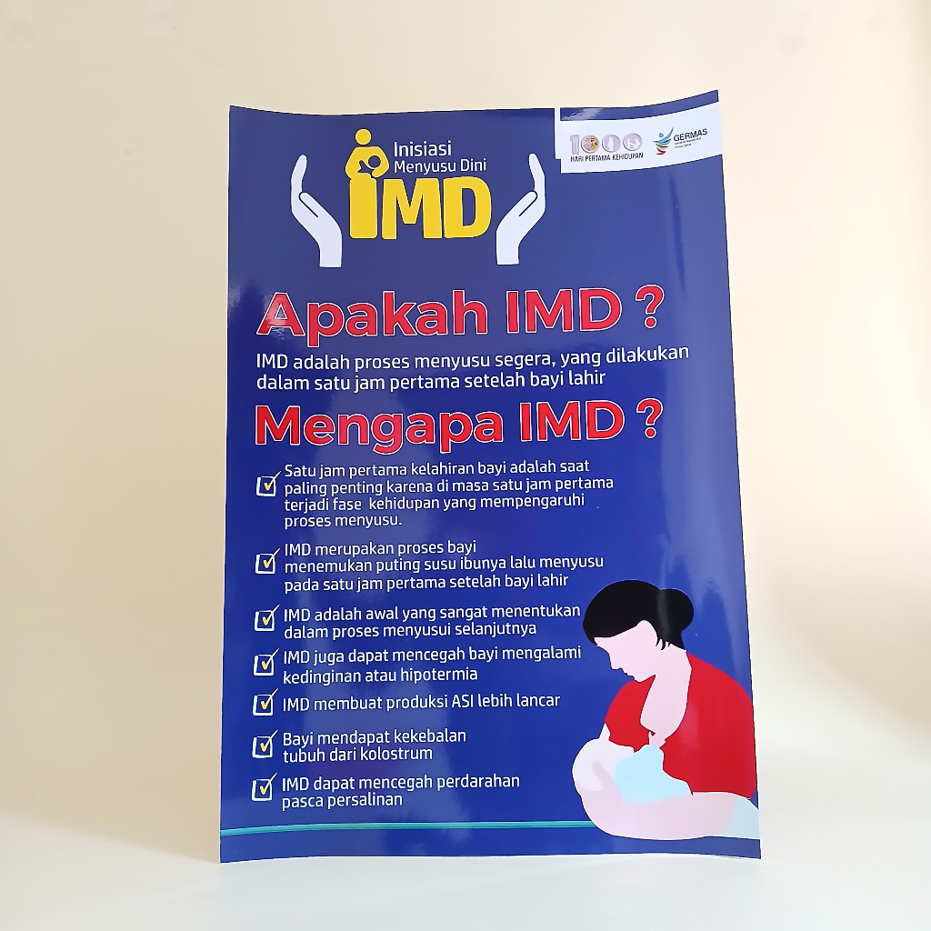 Jual Poster Inisiasi Menyusui Dini ( IMD ) - Poster Menyusui - Poster ...