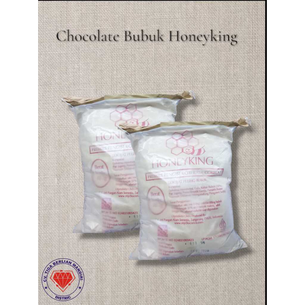 Jual CHOCOLATE BUBUK HONAYKING 500G KEMASAN REPACK | Shopee Indonesia