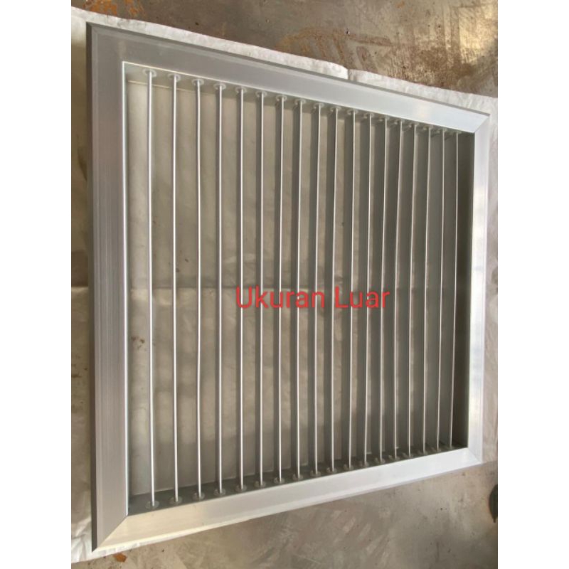 Jual grill RAG ducting 40x40cm Ukr dalam (Natural),Return Air Grill ...