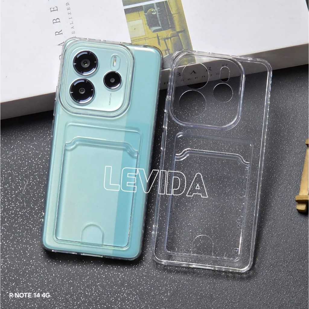 Jual Redmi Note 14 4G Redmi Note 14 5G Card Case Clear / Slot Kartu ...