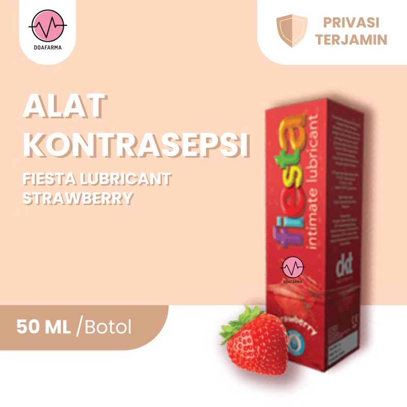 Jual Fiesta Intimate Strawberry Lubricant 50ml | Shopee Indonesia