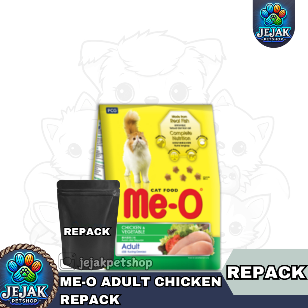 Jual Meo Adult Chicken Repack 1 Kg / Makanan Kering Meo Kucing Dewasa ...