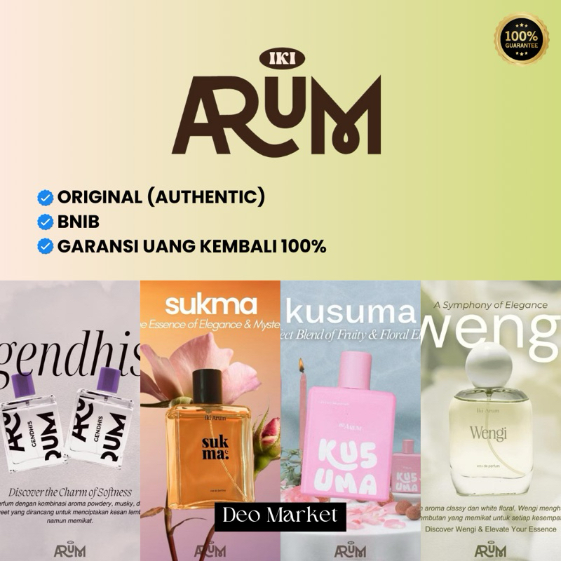 Jual Iki Arum Perfume - Parfum Lokal Original BNIB Eau De Parfum (EDP ...