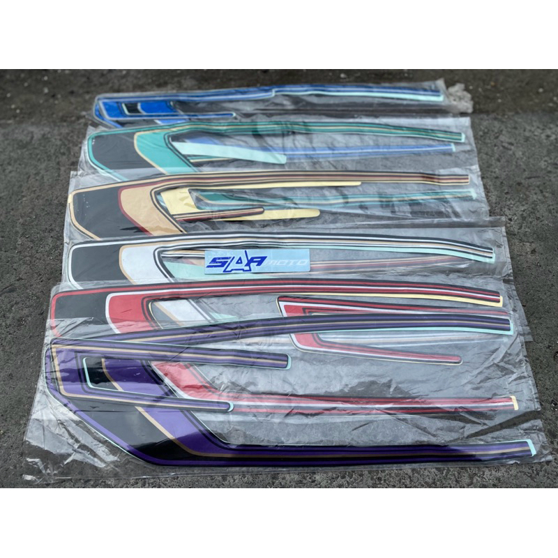 Jual striping strip gl 100 tahun 1990 strip gl 100 warna lengkap strip ...
