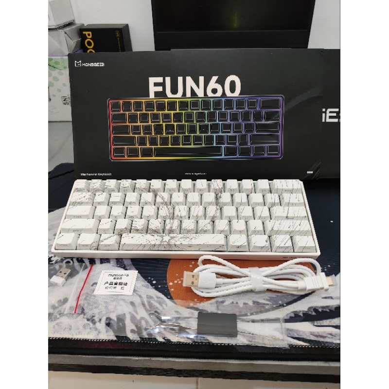 Jual Monsgeek Fun60 max HE 8k polling rate, Socd (snap tap) | Shopee Indonesia
