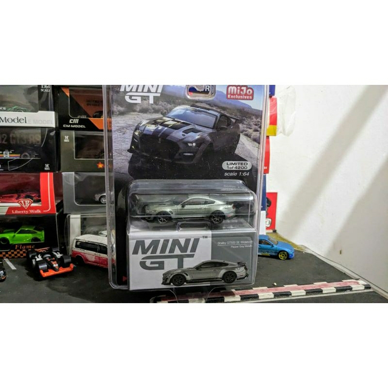 Jual Diecast Mini GT Shelby GT500 se Widebody Pepper Grey Metallic no ...