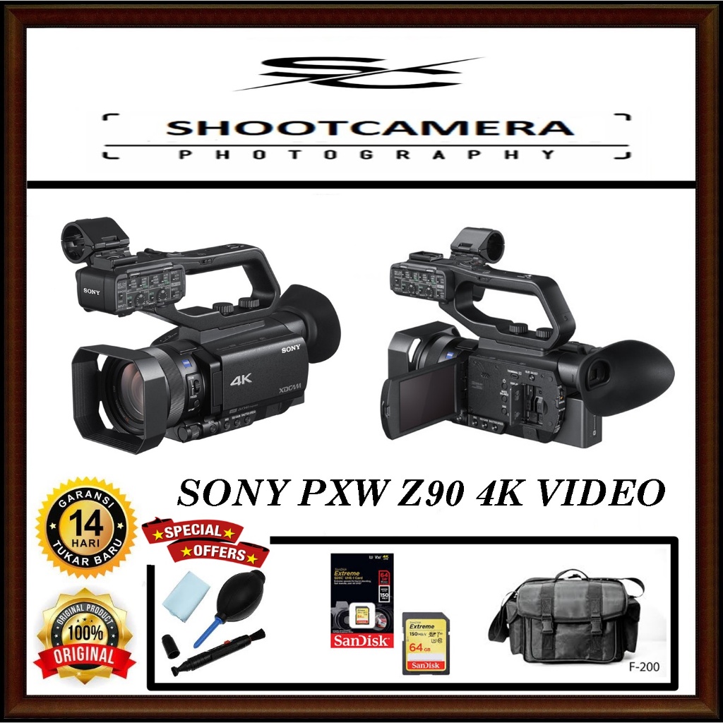 Jual SONY PXW-Z90 4K HDR XDCAM WITH FAST HYBRID AF - HANDYCAM SONY PXW Z90 4K | Shopee Indonesia