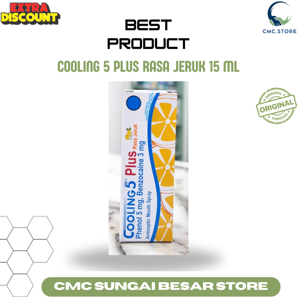 Jual Cooling 5 Plus Rasa Jeruk 15 ml | Shopee Indonesia