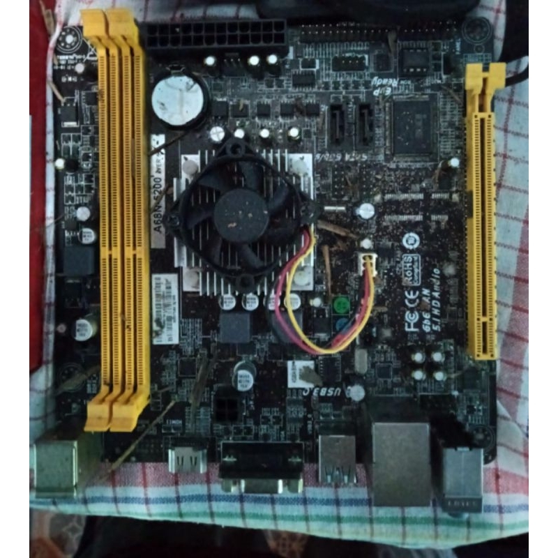 Jual Main board biostar AMD A68-N 5200 bekas, ready part cvv | Shopee ...