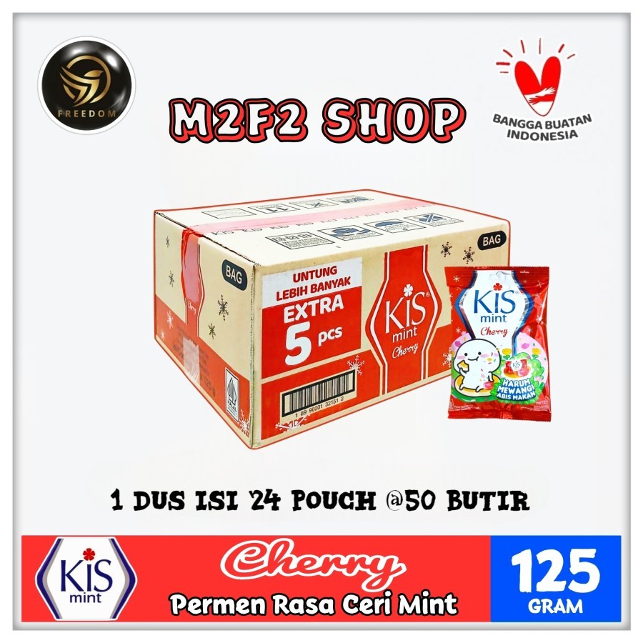 Jual Kis Mint Candy Cherry Flavored | Permen Kembang Gula Rasa Ceri ...