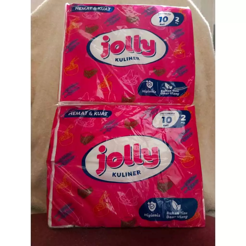Jual JOLLY CORELESS 10R (BALE) | TISSUE JOLLY CORELESS | 1 BUNGKUS ISI ...