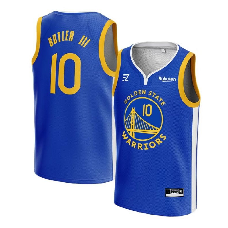 Jual Jersey Basket GSW Jimmy Buttler III #10 Biru Blue Swingman ...