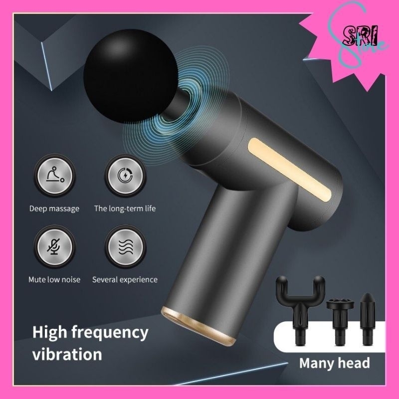 Jual Alat Terapi Pijat dan Relaksasi Otot Fusia Muscle Massage Gun 4 in ...