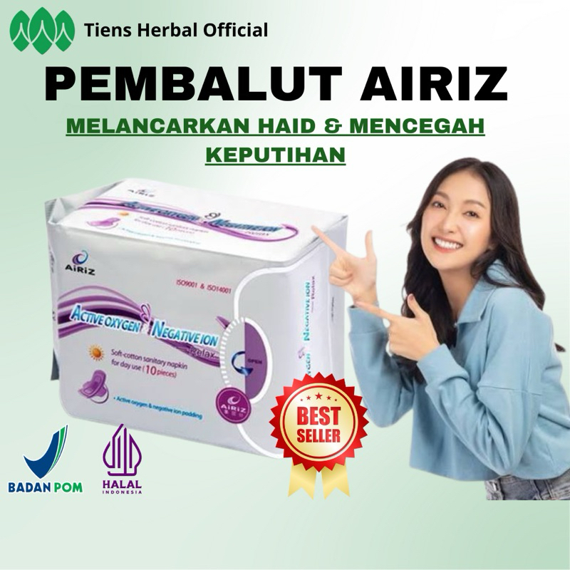 Jual Airiz Day Pantyliner Night Sanitary Napkin Pembalut Kesehatan Isi ...