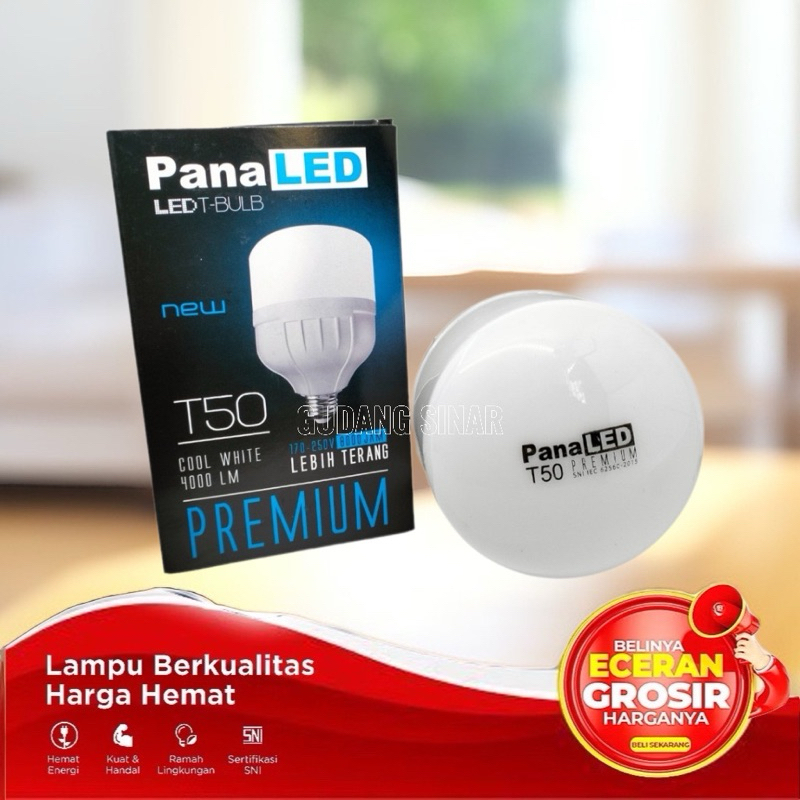 Jual LAMPU LED PANALED PREMIUM 50W | Shopee Indonesia