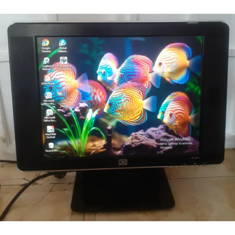 Jual MONITOR LCD KOMPUTER 15 INCH Merk HP WITH SPEAKER | Shopee Indonesia