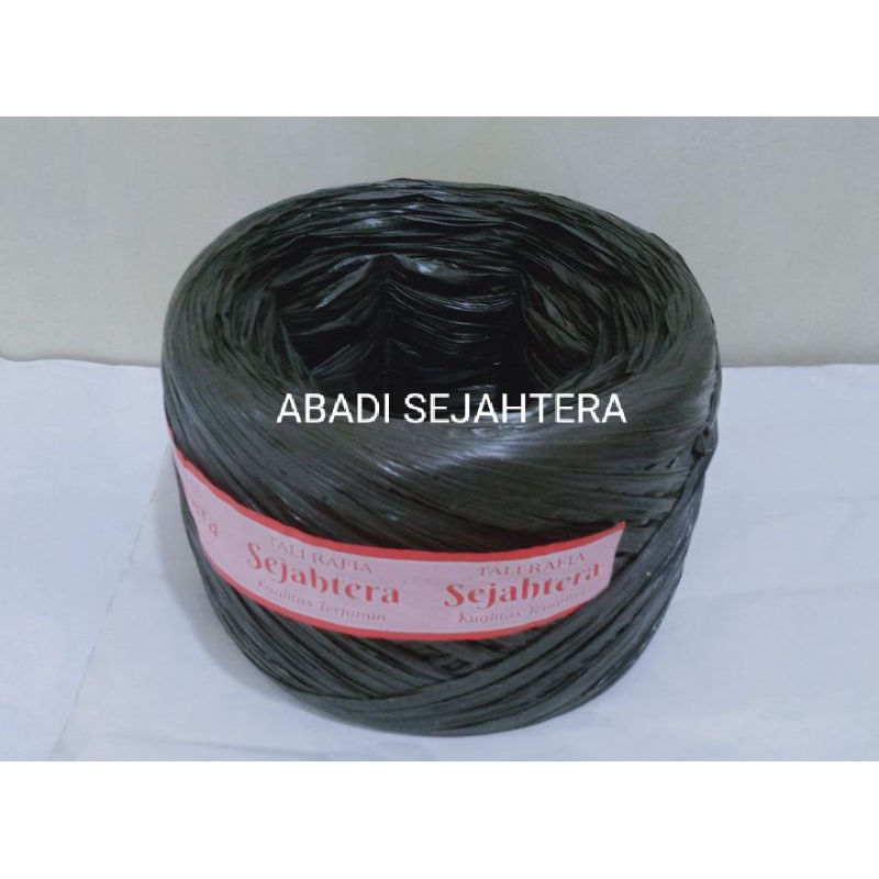Jual Tali rafia hitam super 1kg full | Shopee Indonesia