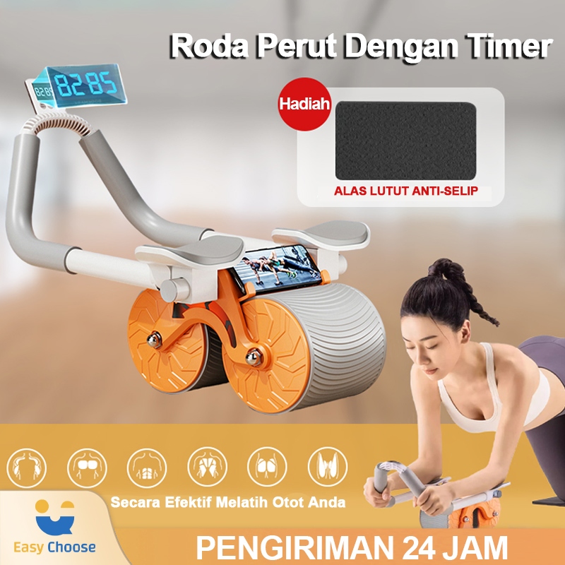 Jual 【Easy Choose】Ab Wheel 2in1 Ab Roller Wheels Plank Trainer ...