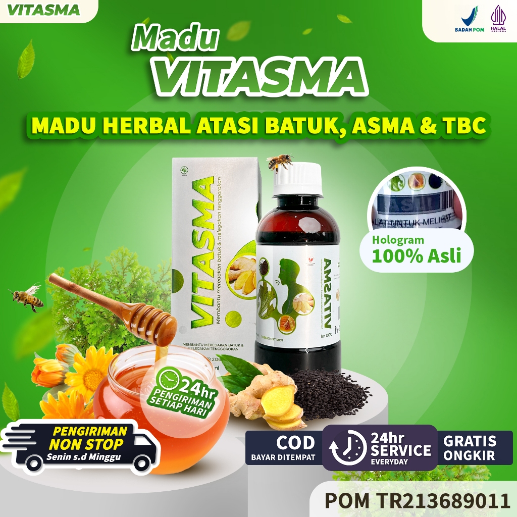 Jual Vitasma 1 Botol Madu 200ML- Terbaik & Terbukti Ampuh Untuk ...