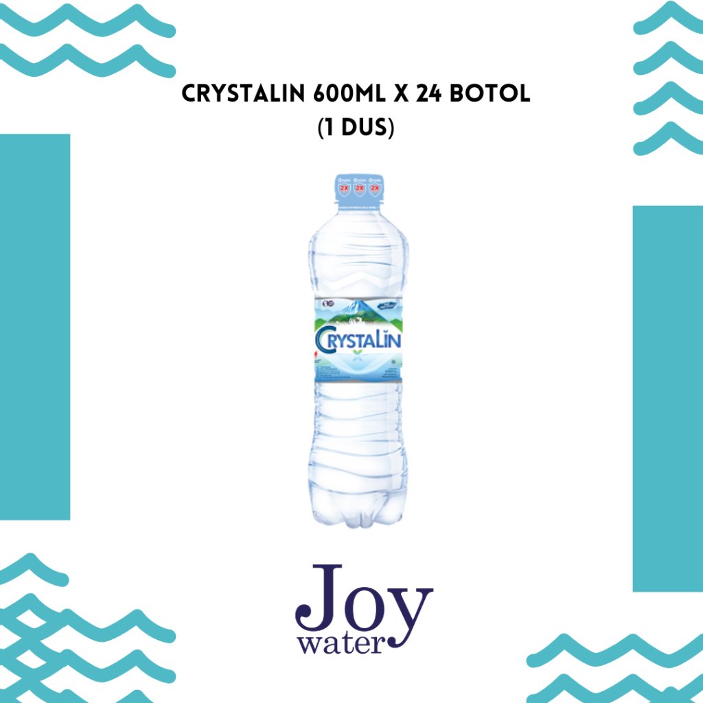 Jual Crystalin PH 8 Air Mineral 600 ml x 24 Botol DUS Karton Crystaline | Shopee Indonesia