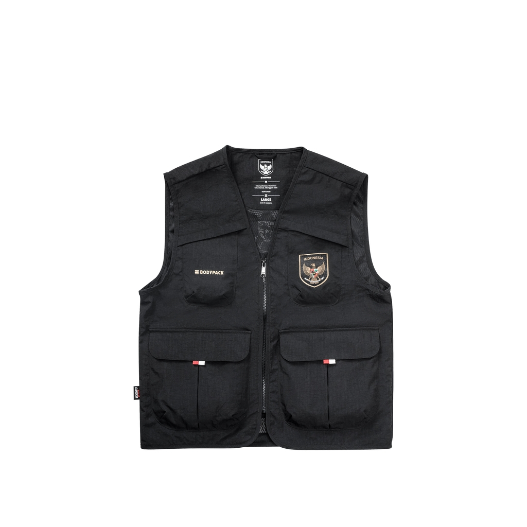 Jual Bodypack x Timnas Garuda Plutone Vest Jacket | Shopee Indonesia