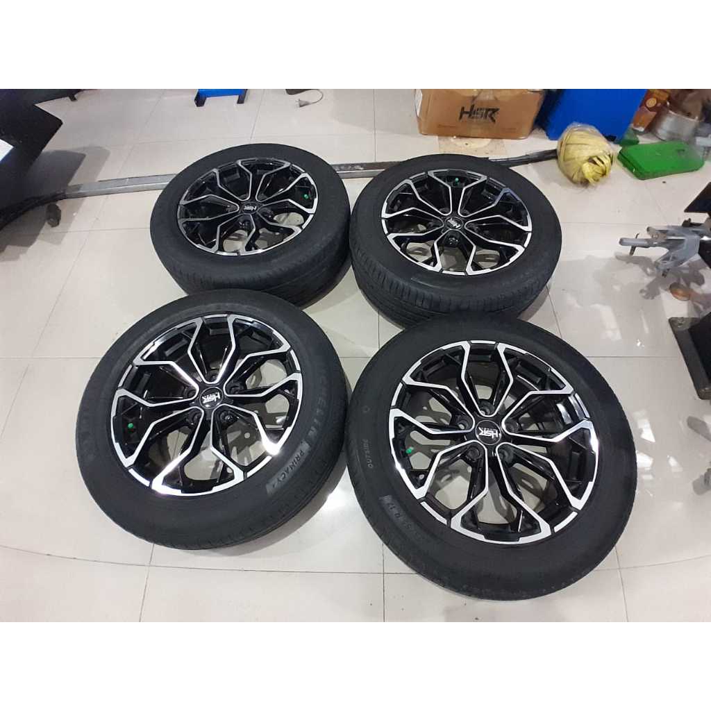 Jual VELG MOBI BEKAS SEKEN HSR BOTO RING 17 LEBAR 7,5 PCD 5x114 + BAN MICHELIN 225 55 r17 VELG ...