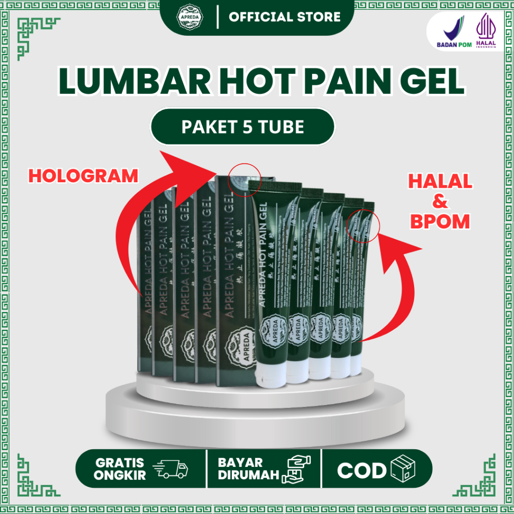 Jual Lumbar Spine Cooling Gel 𝐎𝐑𝐈𝐆𝐈𝐍𝐀𝐋 Salep Cream Saraf Kejepit Rhematik Asam Urat Pegal Linu ...
