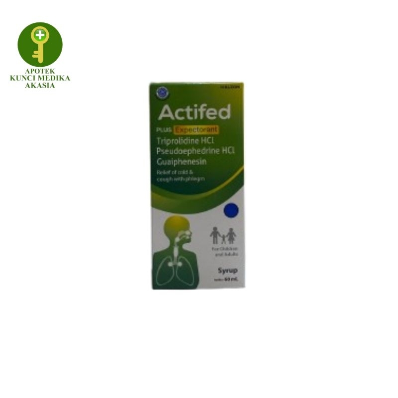 Jual Actifed Plus Expectorant Sirup 60 ml (Hijau) | Shopee Indonesia