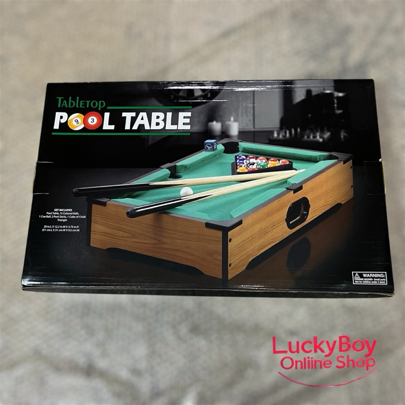 Jual Mainan Billiard Mini meja Biliar kayu anak pretend play mainan ...