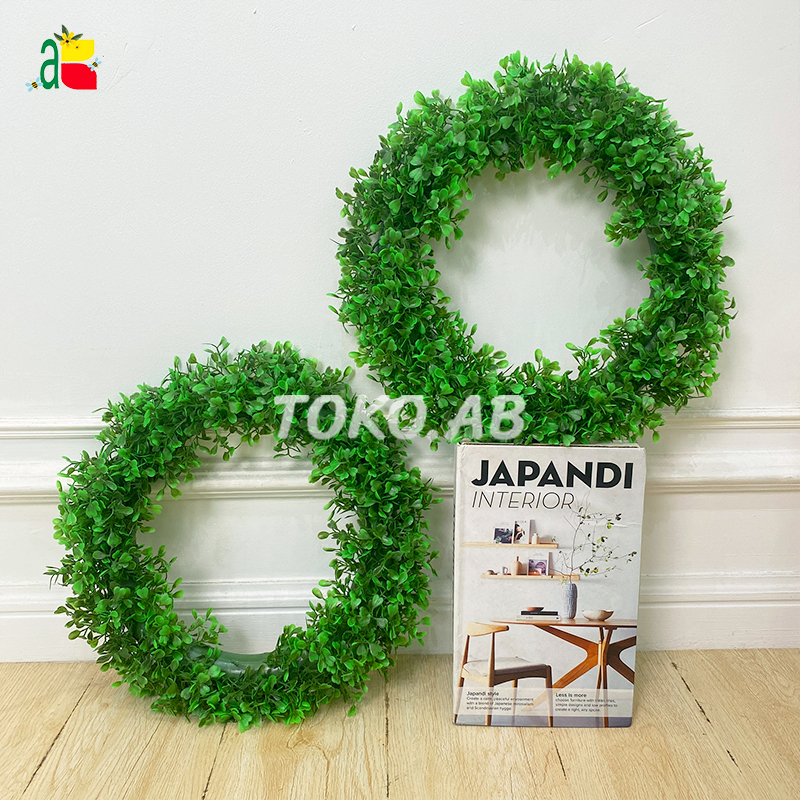 Jual LINGKARAN / RING RUMPUT DAUN OXILYA B8212 HIASAN DINDING RUMAH ...