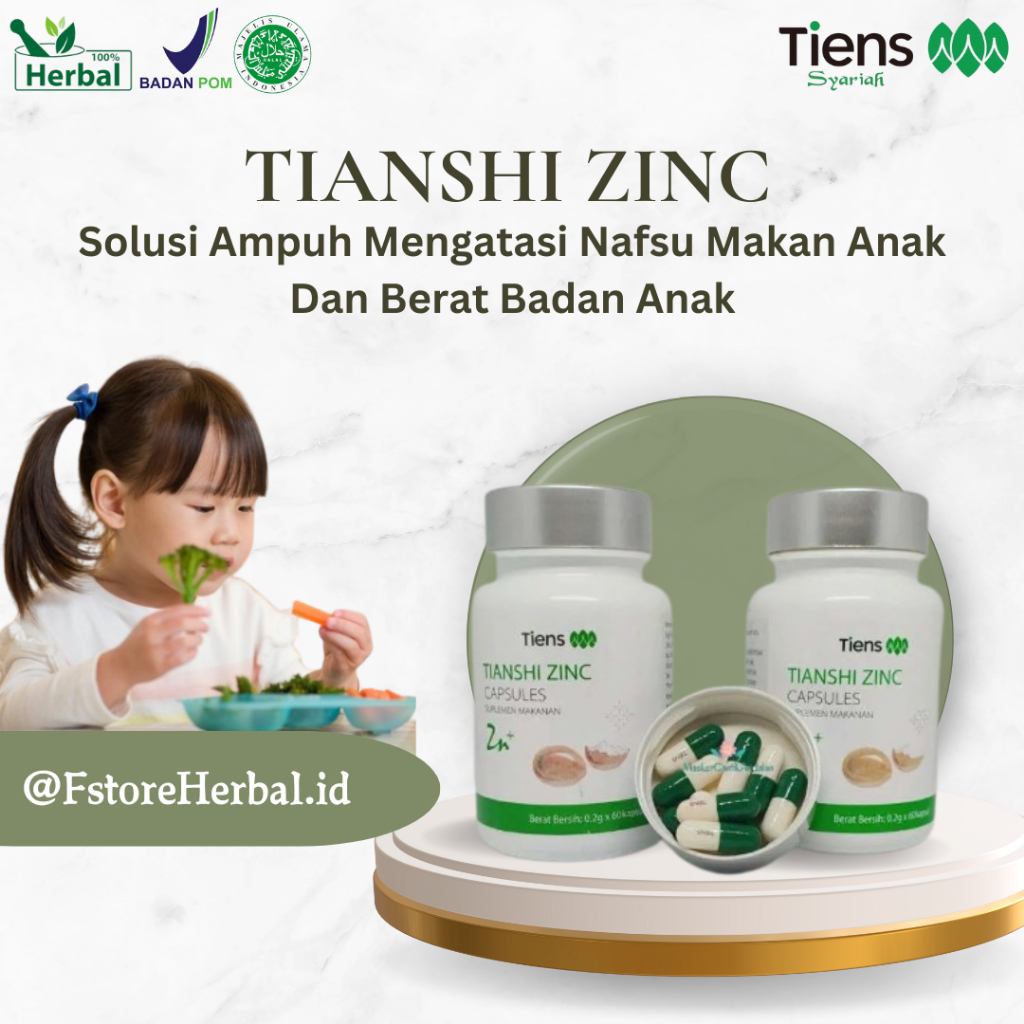 Jual Zinc Anak Penggemuk Badan Original Vitamin Penambah Nafsu makan ...
