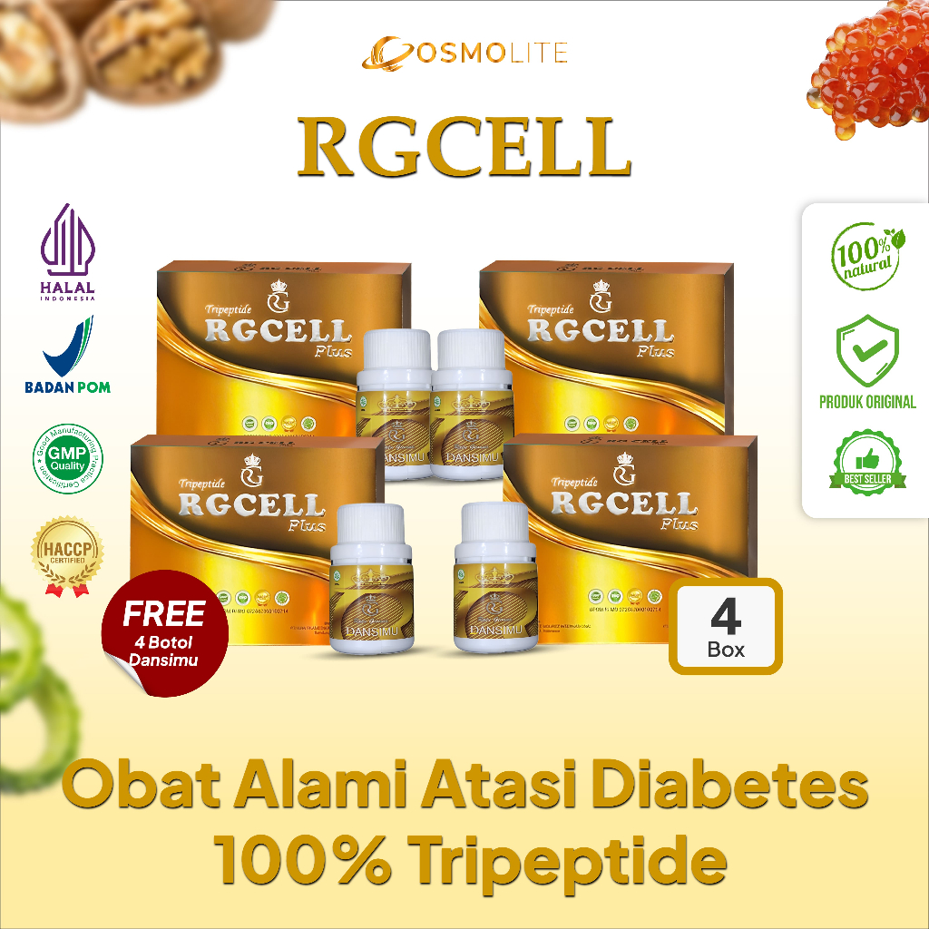 Jual RG Cell Tripeptide Original - 100% Peptide Suplemen Kesehatan ...