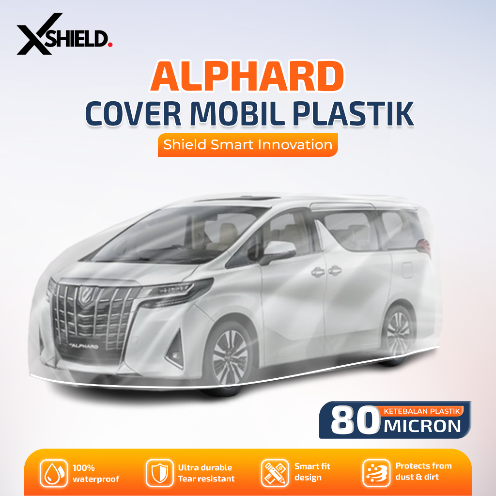 Jual Cover Mobil Alphard Transparan Tipe Plastik PE Sarung Penutup ...